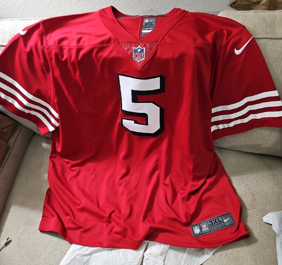Nike | Other | Red San Francisco 49ers Trey Lance Football Jersey With ...